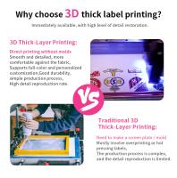 China A3 UV DTF Thick Label Printer 3D Crystal Sticker Printing Machine for sale