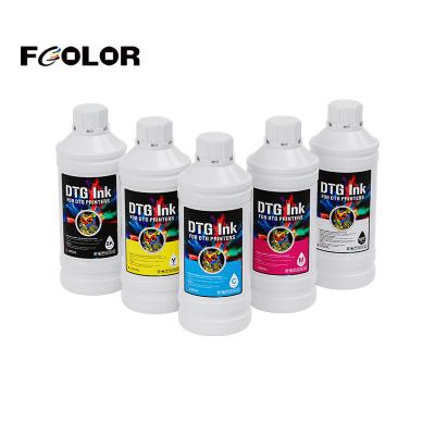China FCOLOR 1000ML High Density White Bulk DTG Printing Ink for Epson Surecolor F2000 F2100 Digital T Shirt Textile Printer for sale