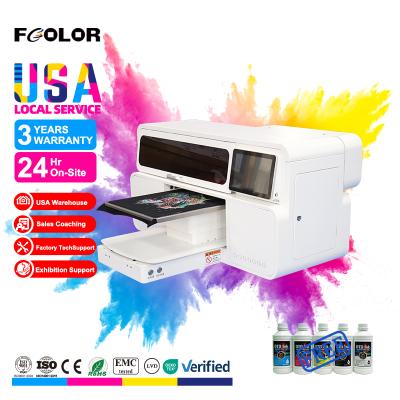 China OEM Flatbed Direct To Garment Printing Machine 380x480MM A3 Size T Shirt Printer for sale