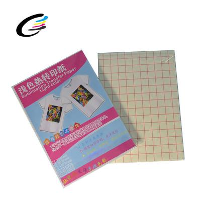 China High Transfer Rate Sublimation Printing Paper A4 Size 100 Sheets/pack For Cotton Fabric for sale