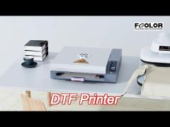 fcolor new arrivals customize a4 dtf printer automatic dtf pink printing machine t shirt dtf printer