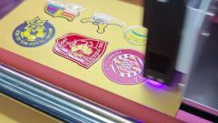 UV-TLB300 4-in-1 Crystal Label Printer — 3D Thick Sticker, Embroidery Effect