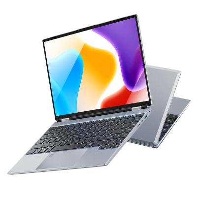 China 14 Inch Slim Portable Laptop Intel N5095CPU 300K Camera 256GB SSD IPS US Plug Lightweight Notebook Office Entertainment New for sale