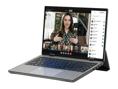 China 14Inch Touch Screen Yoga Intel Celeron N95 ABS 360 Transformer Laptop New Windows 11 SSD Camera-Guangdong Origin Plug Design for sale