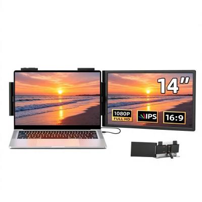 China New Customizable 14Inch Laptop Sub Display LED Backlit One Wire Connect Factory Wholesale Supply for sale