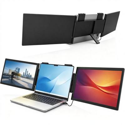 China Customizable High Cost Performance 14Inch Folding Dual Screen LED Backlit Factory Direct Wholesale for sale