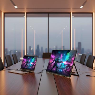 China Wholesale 23.8 Inch 100Hz 6ms Response Portable Monitor Mirror Mode Widely Compatible with PC Mobile Phone for sale