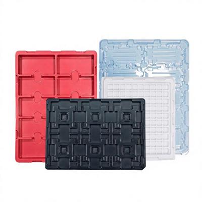 China Blister Tray round Blister Box Tray Hardware Electronic Turnover Tray Antistatic Blister Tray Square Manufacturers for sale