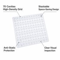 China Electronic Components Use Blister Inner Trays  PP  Anti Static Customizable Packaging Trays for sale