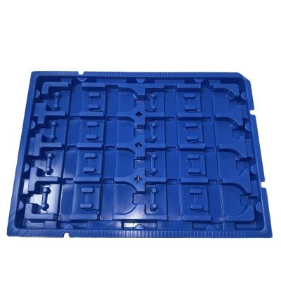 China 1.5mm Thickness Anti-static ABS Storage Tray Blue ESD Safe for Electronics PCB Assembly Custom Made Environmental Protection for sale