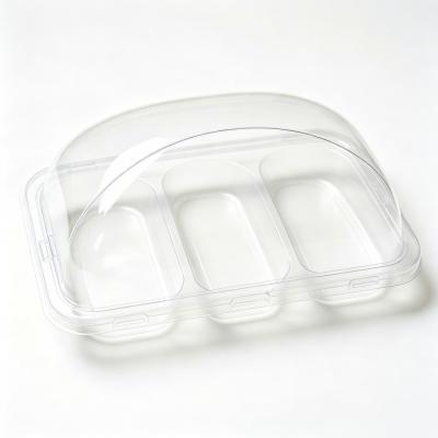 China Clear Multi Cavity Food Grade Blister Box Factory Custom Compartment Structure for Candy Dried Snack Tray for sale