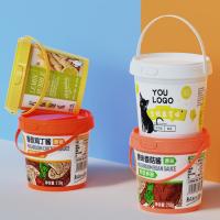 China Transparent Plastic Bucket 300ml to 5L Capacity Food-Grade Container with -20°C to 120°C Temperature Range for sale