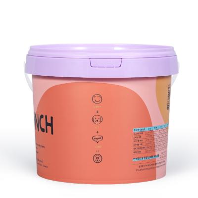 China 300ml-5L Customized Capacity IML Container for Good Sealing Peanut Butter Packaging for sale