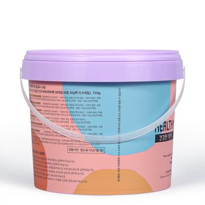 China 300ml-5L Customized Capacity IML Container for Good Sealing Peanut Butter Packaging for sale