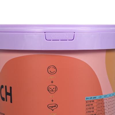 China 300ml-5L Customized Capacity IML Container for Good Sealing Peanut Butter Packaging for sale