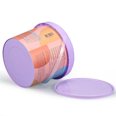 China 300ml-5L Customized Capacity IML Container for Good Sealing Peanut Butter Packaging for sale