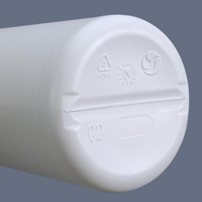 China 1000ML Round Pill Bottles Recyclable Fluorinated Plastic Bottles Reagent Grade for sale