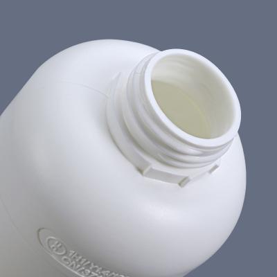 China 1000ML Round Pill Bottles Recyclable Fluorinated Plastic Bottles Reagent Grade for sale