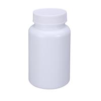 China Hot Stamping HDPE Empty Plastic Bottle With Logo For Powder Solid Capsule Packaging for sale