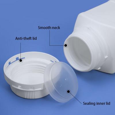 China Eco Friendly HDPE Plastic Containers Bulk Bottles 250ml 500ml 1000ml for sale