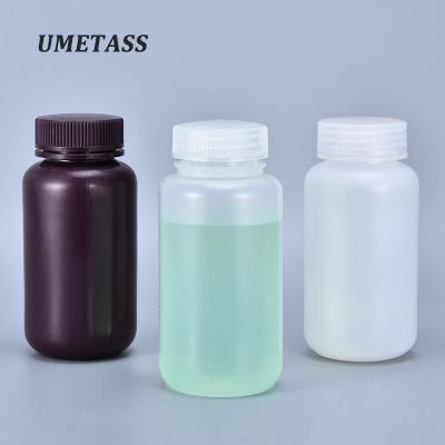 China SCREW CAP 500ml PP Round Wide Mouth Bottles for Chemical Liquid Storage in Laboratory for sale