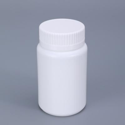 China SCREW CAP 100ml White HDPE Plastic Bottles for Food Grade Calcium Capsules for sale