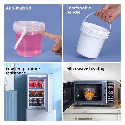Cina Contenitore di imballaggio spesso 20L 5 galloni secchio di plastica per il trasferimento di calore stampa in vendita