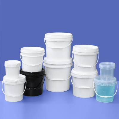 China Customized Logo 10L Plastic Bucket for Paint Thinner and Lubricant Tamper Evident Container for sale