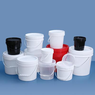 China Customized Logo 10L Plastic Bucket for Paint Thinner and Lubricant Tamper Evident Container for sale