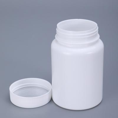 Cina Logo del cliente accettabile Bottiglie di compresse di plastica bianche vuote da 200 ml per capsule di medicina in vendita
