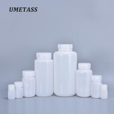 China Laboratorio Reactivo redondo Botellas de plástico de polipropileno transparente Boca estrecha en venta
