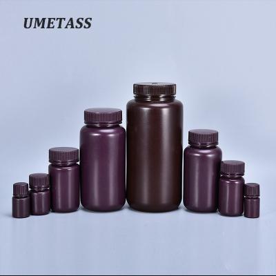 China Laboratorio Reactivo redondo Botellas de plástico de polipropileno transparente Boca estrecha en venta