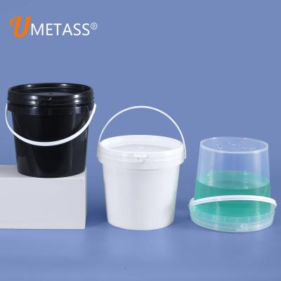 China Customized Logo 2L Food Grade Clear Plastic Bucket for B2B Distribution Cente for sale