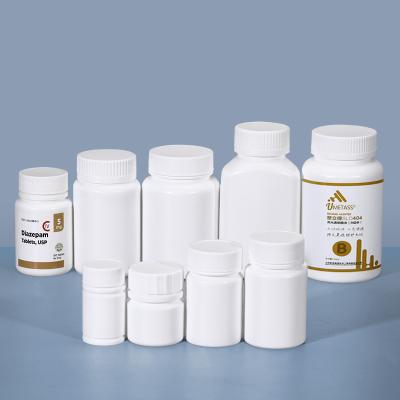 Cina 70 ml Bottiglia di compresse di plastica medica vuota con coperchio per reagente biochimico in vendita