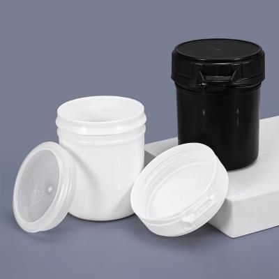 China Collar Material PP Hot Sealing 150ml Plastic Round Jar with Lid for Flour Sugar Popcorn Kernels for sale