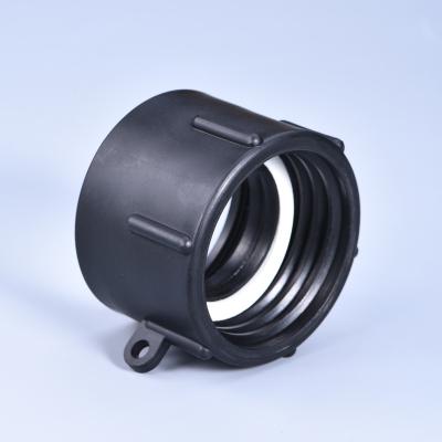 China Ronde PP Duurzame IBC Tank Adapter S60*6 Grove draad tot 20 mm fijne draad Dikke watertanks Te koop