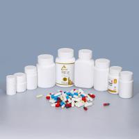 China Empty Vitamin Plastic Pill Containers Capsule Medicine Bottles Bulk for sale