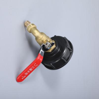 China S60x6 Thread To 3/4" 1/2" 1" Reducing Adapter Connector for IBC Tank Irrigation Needs for sale