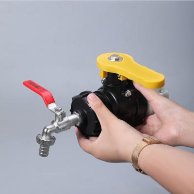 China S60x6 Thread To 3/4" 1/2" 1" Reducing Adapter Connector for IBC Tank Irrigation Needs for sale