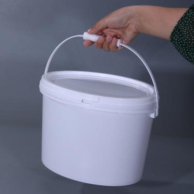 중국 라텍스 페인트 산업에서 환경 친화적 인 물질을 위해 10 리터 흰색 플라스틱 버킷 버킷 판매용
