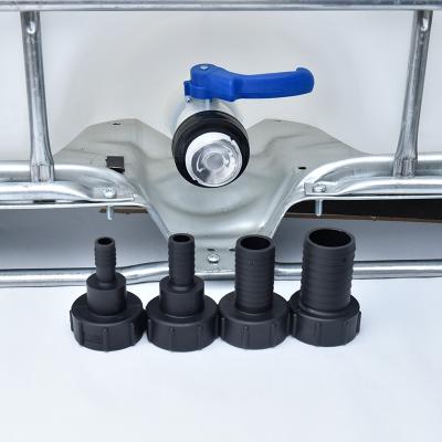 China Hexagon Head Plastic Quick Connector for IBC Tank 2 Inch Female Outlet Coupling for sale