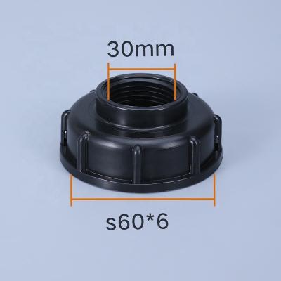 China Drain Safety Manual Globe Valve IBC 1000L Valve 60 with 1/2'' 3/4'' Adapter Connection for sale