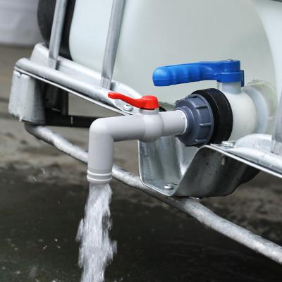 China Casting IBC Tank S60*6 1/2" 3/4" 1" Adapter Connect Fitting Valve Customized OEM Support for sale