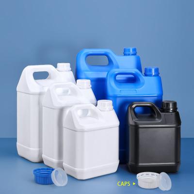 Cina 1 litro di HDPE Jerry Can Barrel Plastic Gallon Pail 40% PCR per sapone liquido per la lavanderia Adblue Chemical in vendita