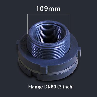 China DN15-DN80 Garden Water Tank Plastic PVC Valve Fittings Adapter with Flange Connection for sale