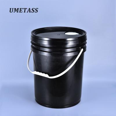 China Cubo de plástico de alta temperatura de color personalizado con asas para contenedor de almacenamiento de líquidos for sale