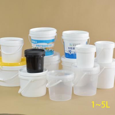 China Eco-Friendly 1-5L Plastic Ice Beer Food Fermentation Bucket with Lid Made to Order for sale