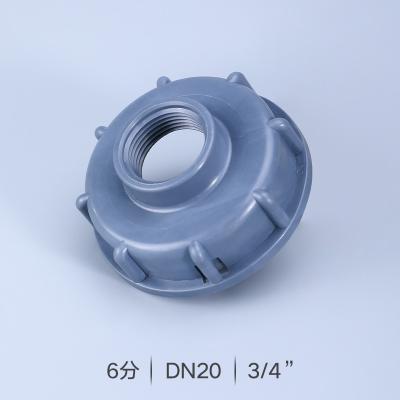 China IBC Tank Adapter for Reducing S60*1 2" S60*3 4" S60*1" Plastic Connector Link Fitting Hose for sale