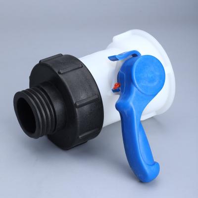 China Hexagon Head Code IBC Tank Adapter for UMETASS 100MM To S60*6 Male Thread Valve Faucet for sale