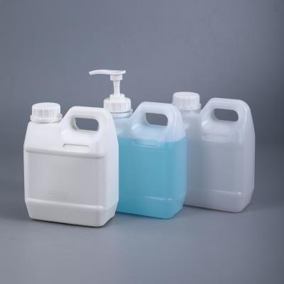 China 1L Empty Plastic Jerry Can Tamper Proof Cap for Chemicals Storage and Square Design for sale